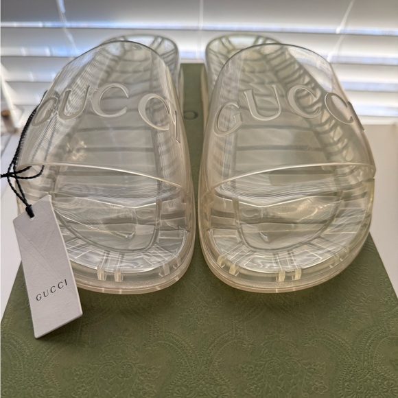 Gucci | Shoes | Gucci Transparent Slides Mens | Poshmark